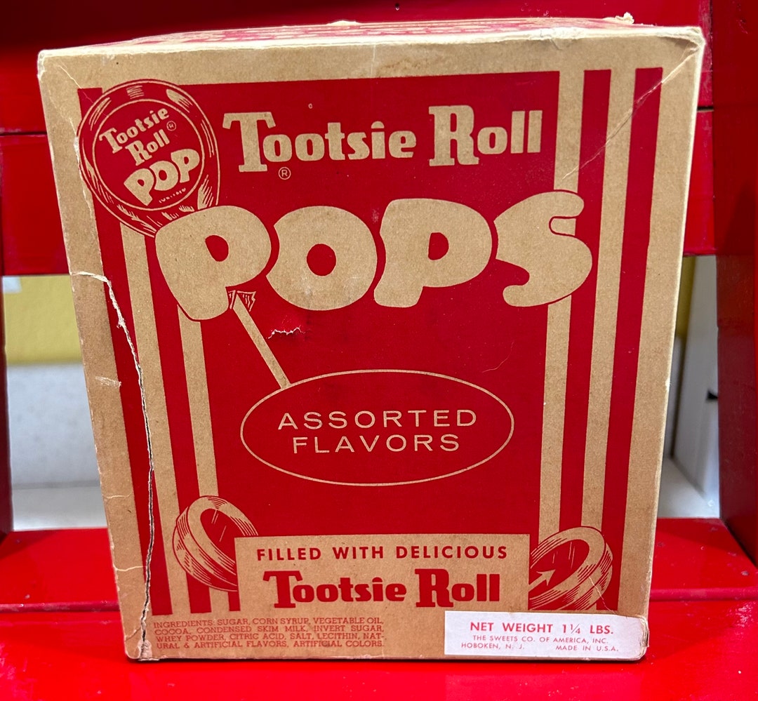 Vintage Tootsie Pops Box - Etsy