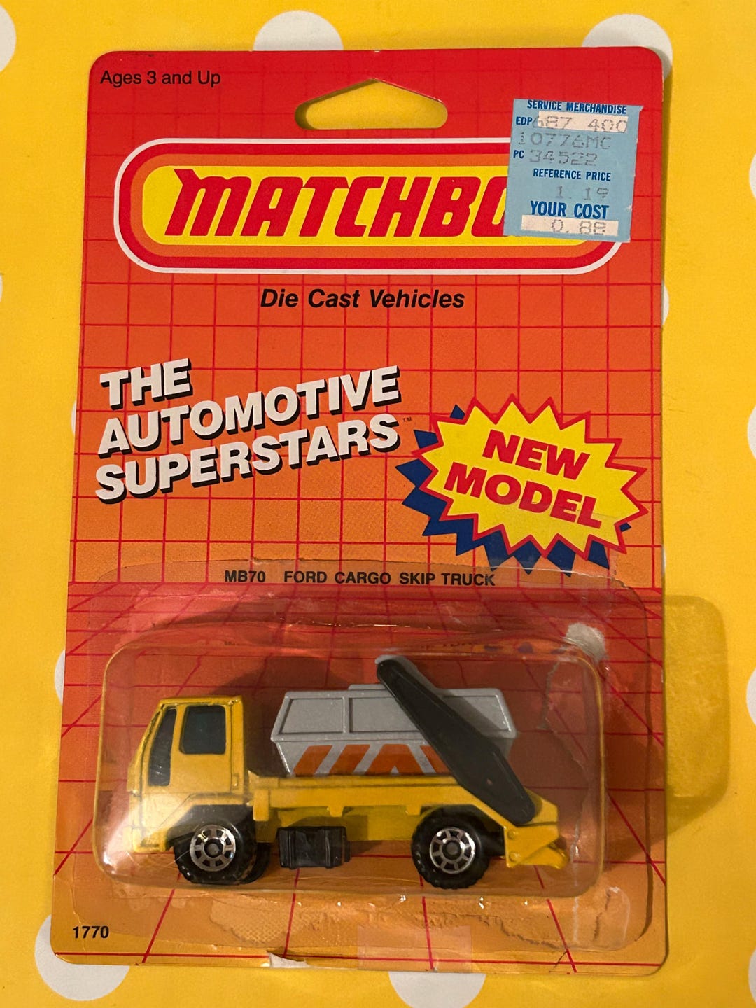 Vintage Matchbox Ford Cargo Skip Truck - Etsy