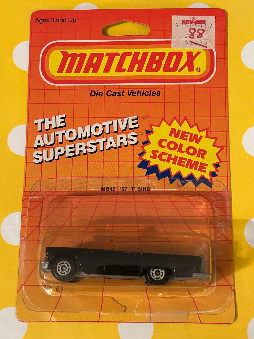 Vintage Matchbox 57 T Bird - Etsy