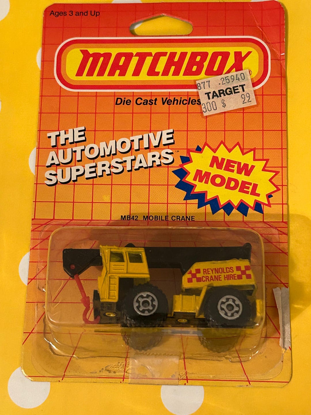 Vintage Matchbox Mobile Crane - Etsy