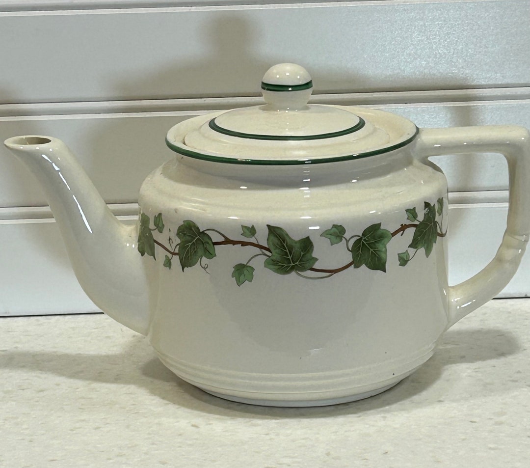 Vintage Hotoven Harker Ivy Teapot - Etsy