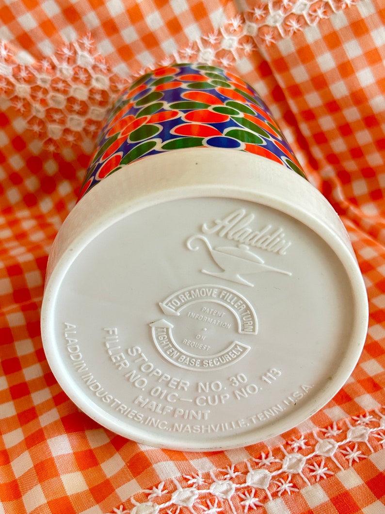 Vintage Aladdin Daisy Thermos - Etsy