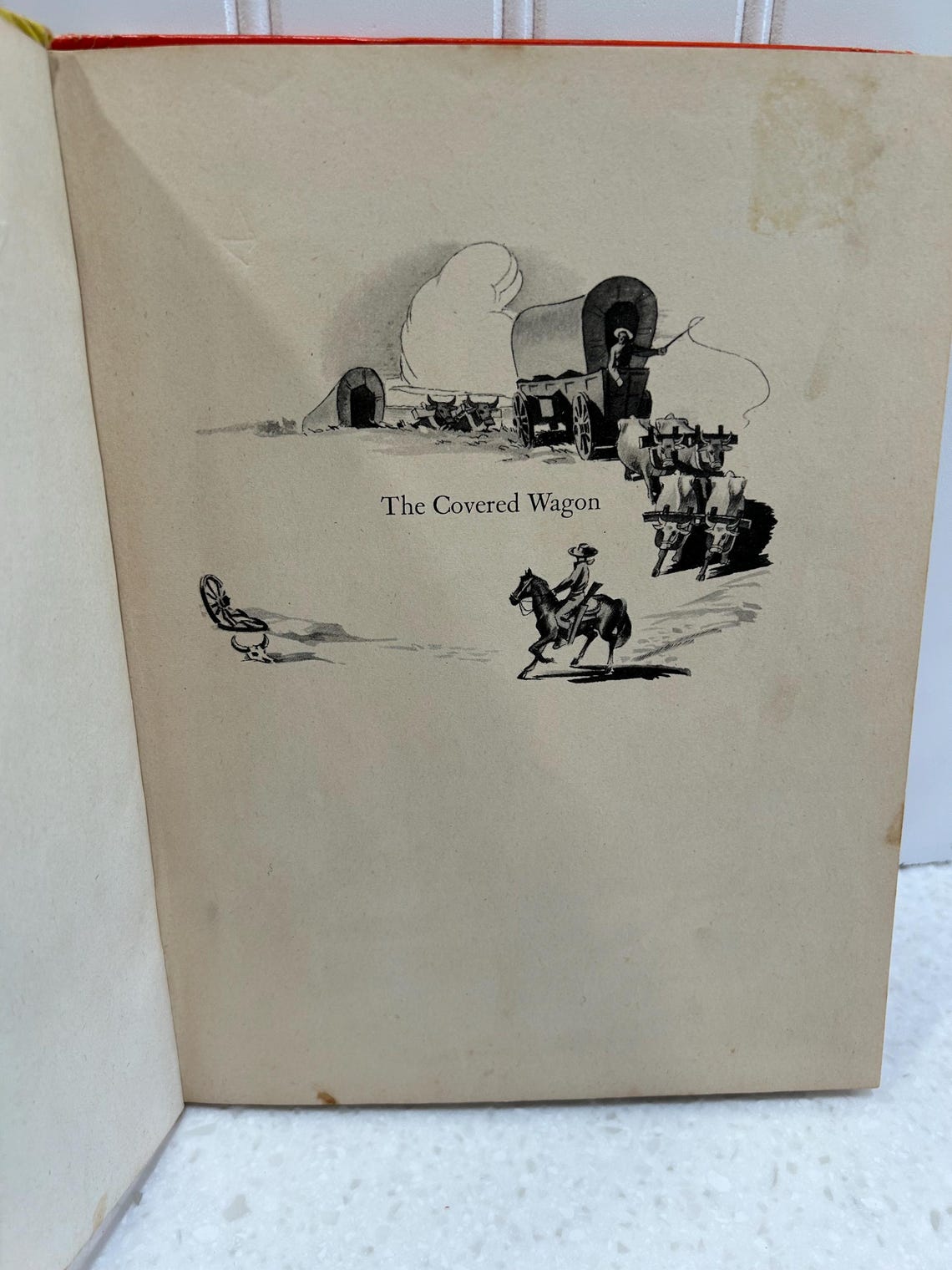 Vintage the Covered Wagon Book - Etsy