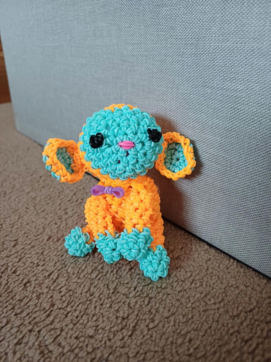 3d Loom Band Monkey - Etsy