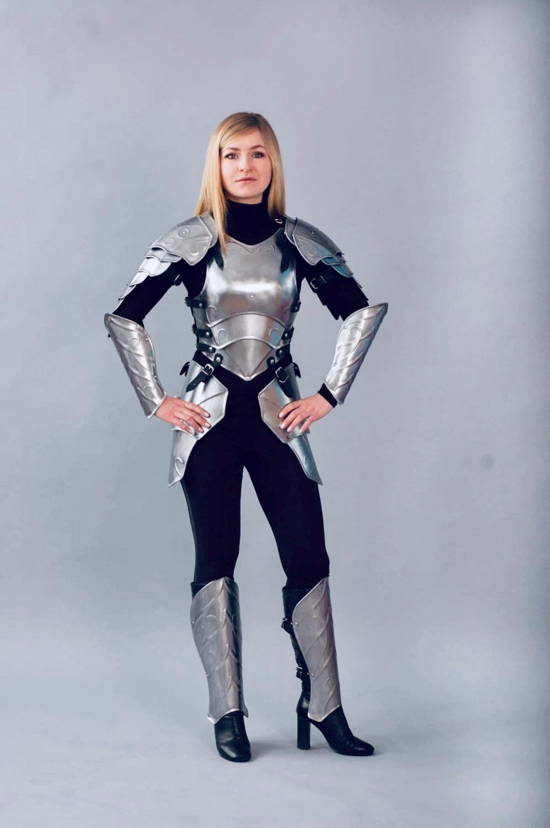 Medieval Armor Suit L Brave Lady Knight Armor L Female Warrior Full ...