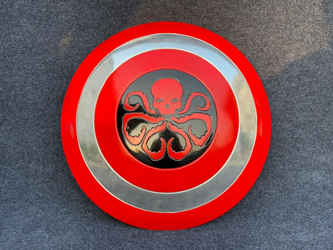 Captain America Shield - Marvels Hydra Octopus Shield - Authentic Prop ...
