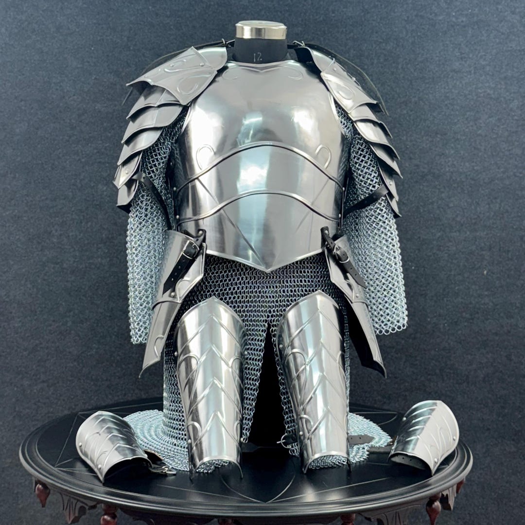 Medieval Elven Lady Queen Armor Set | Brave Lady Body Armor With ...