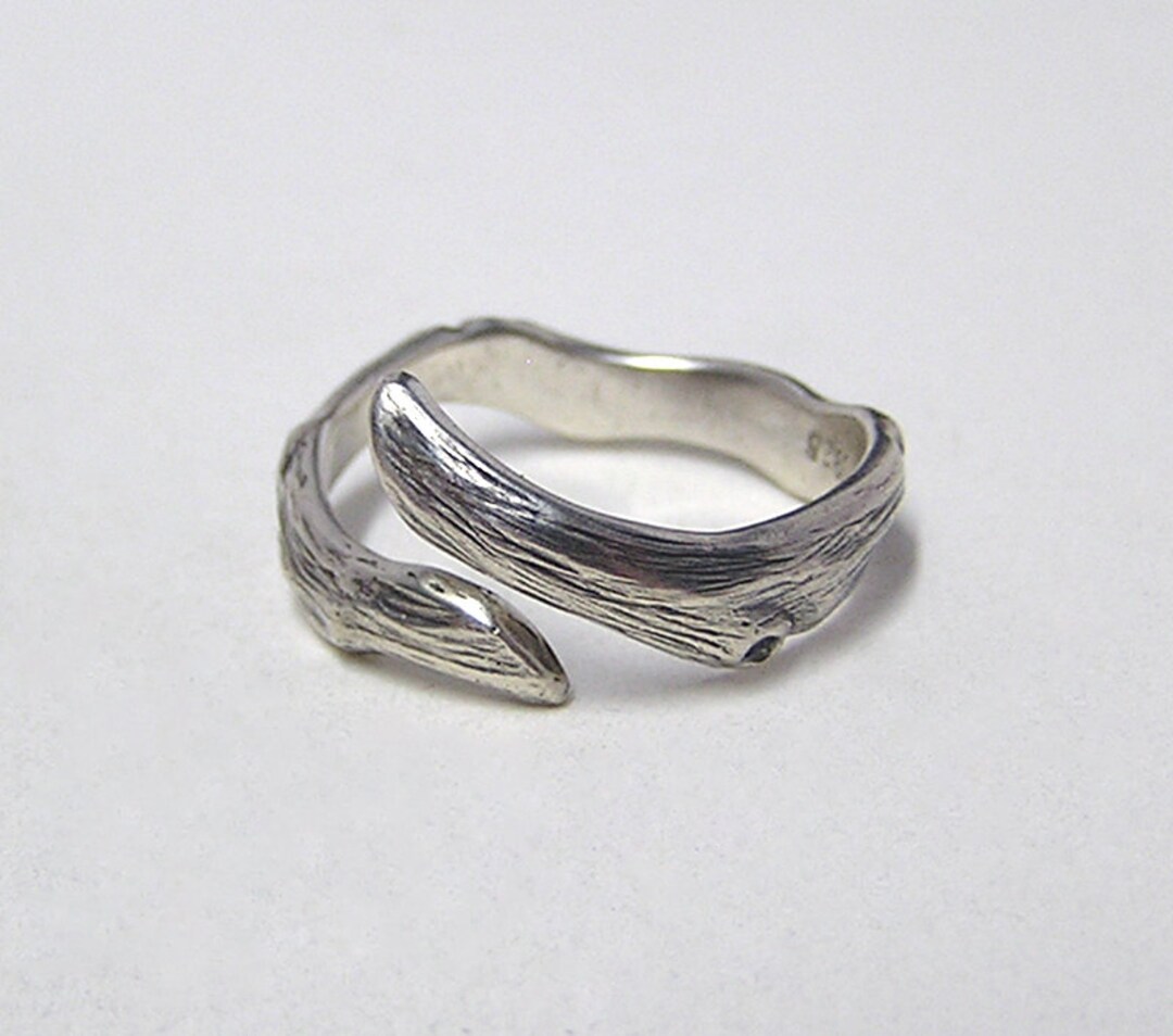 Woodland Silver Forest Ring, Solid Sterling Silver .925 (ring Size 5 to ...