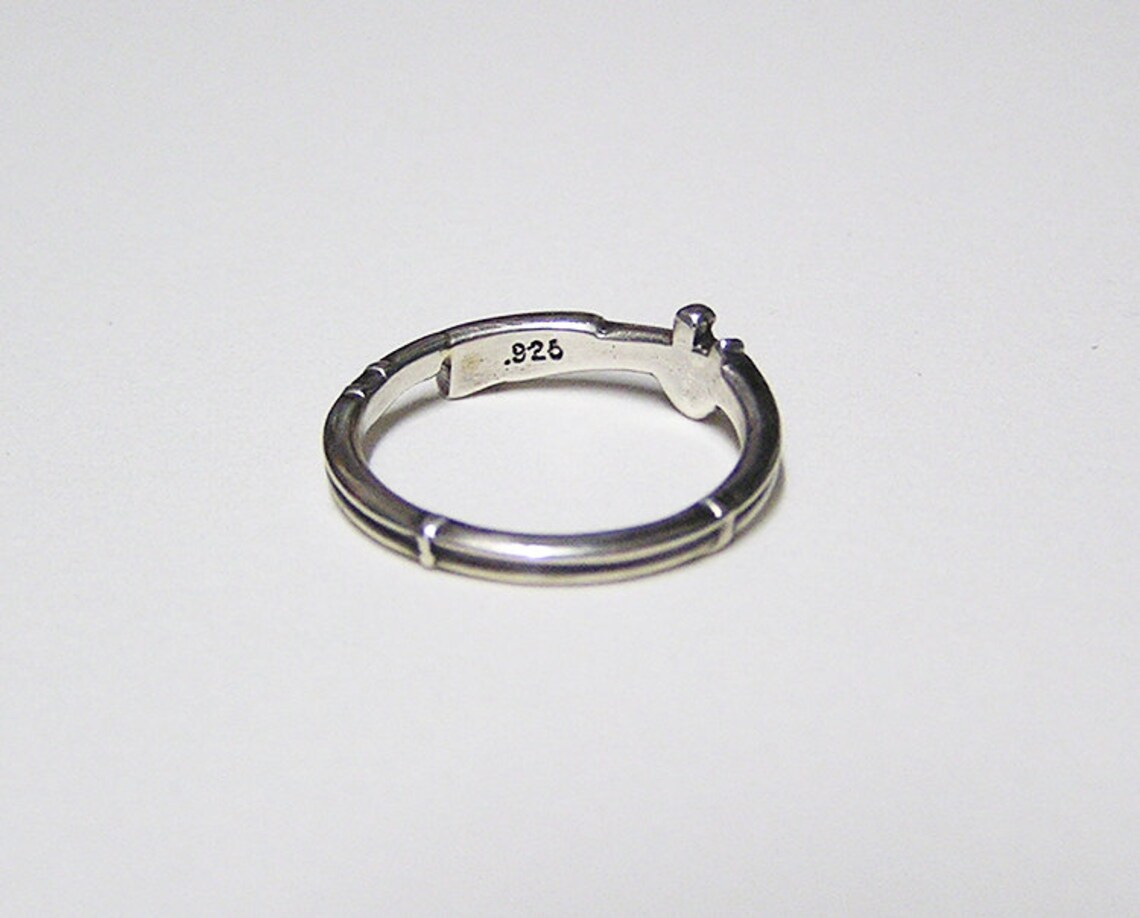 Silver SHOT GUN Attractive Little Ring Wraps Around Your | Etsy