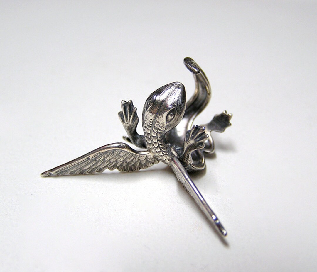 Dragon Ring in Sterling Silver .925, Dragon Body Wrap Around Finger - Etsy