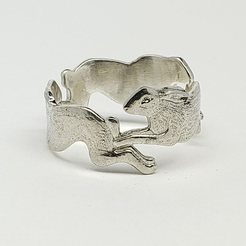 Rabbit Ring - Etsy