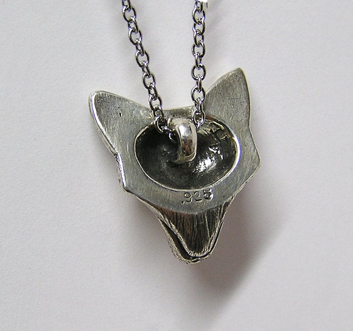 Fox Necklace Pendant Fox Charm Woodland Snow Fox on 20 | Etsy