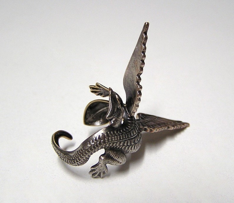Dragon Ring Dragon Body Wrap Around Finger sw - Etsy