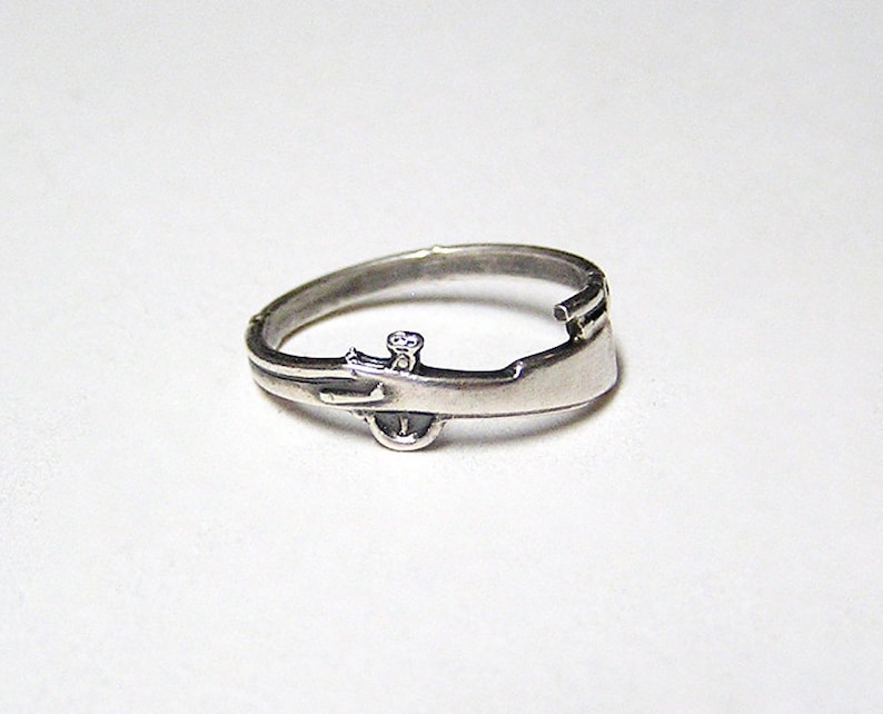 Silver SHOT GUN Attractive Little Ring Wraps Around Your - Etsy