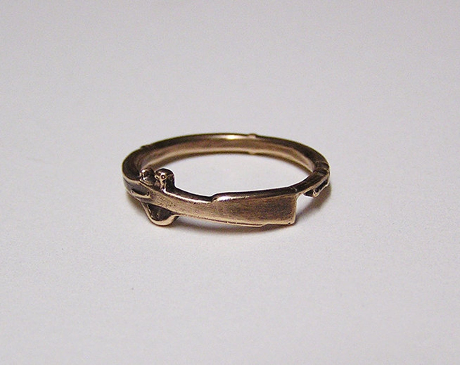 SHOT GUN, Attractive Little Ring Wraps Around Your Finger (br) - Etsy