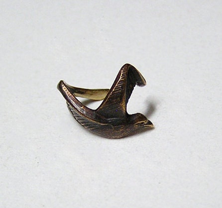 Raven Ear Cuff Bird Wings Wrap Around Ear br - Etsy