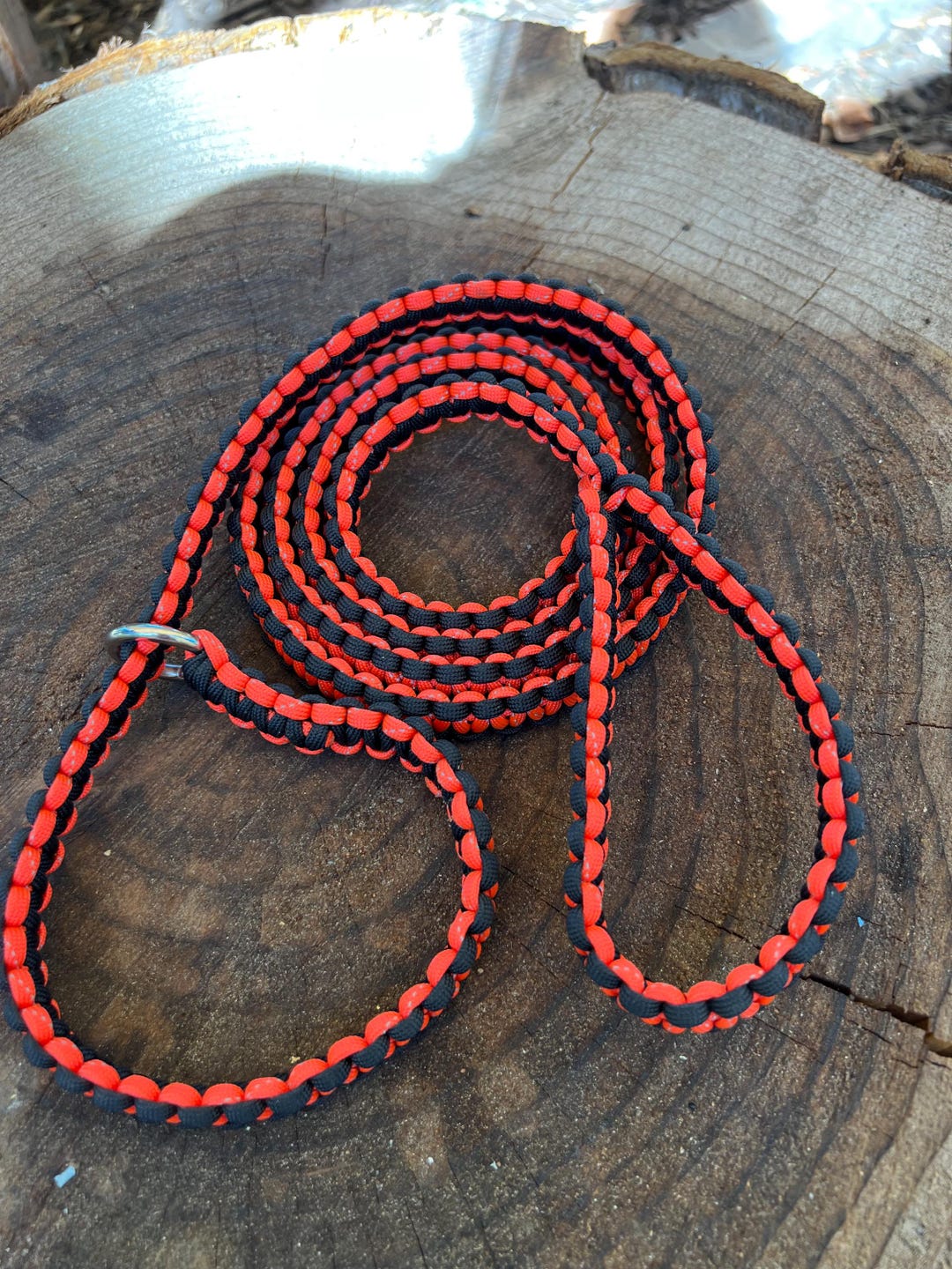 Ready to Ship - 6 Ft. Paracord Slip Dog Leash With Handle - Etsy