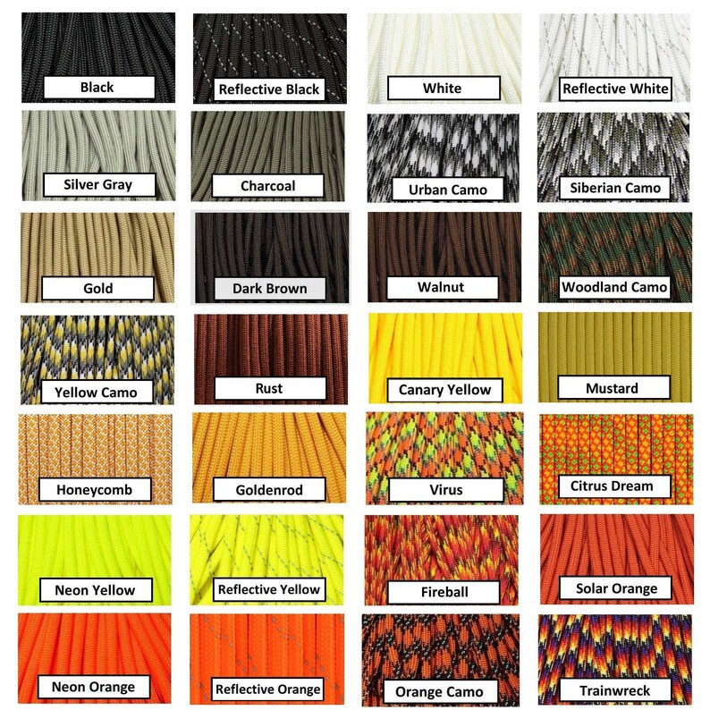 Custom Paracord Training Tab, No Handle, Standard or Ultra Light ...