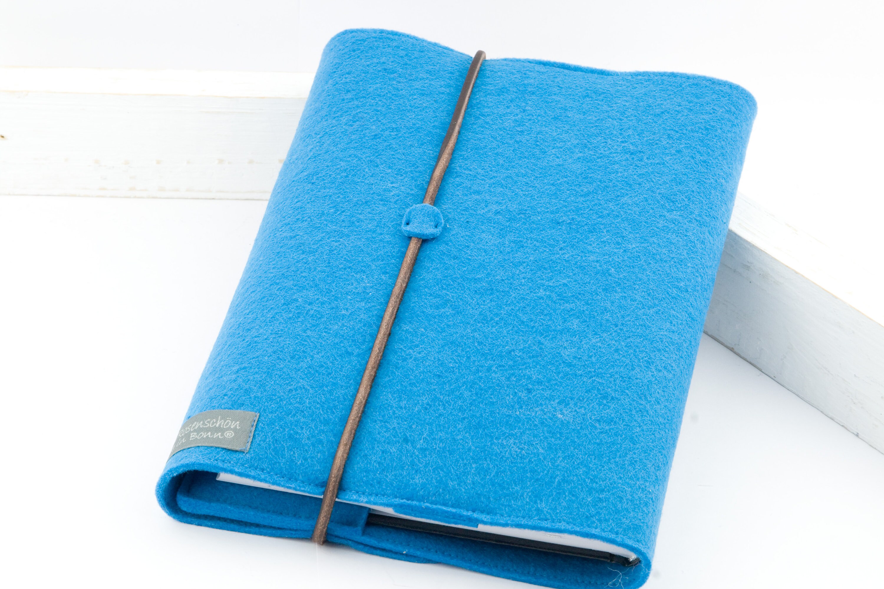 Personalized Turquoise Calendar Cover Notebook Sleeve A5 Felt With Personalized Turquoise Calendar Cover Notebook Sleeve A5 Felt With