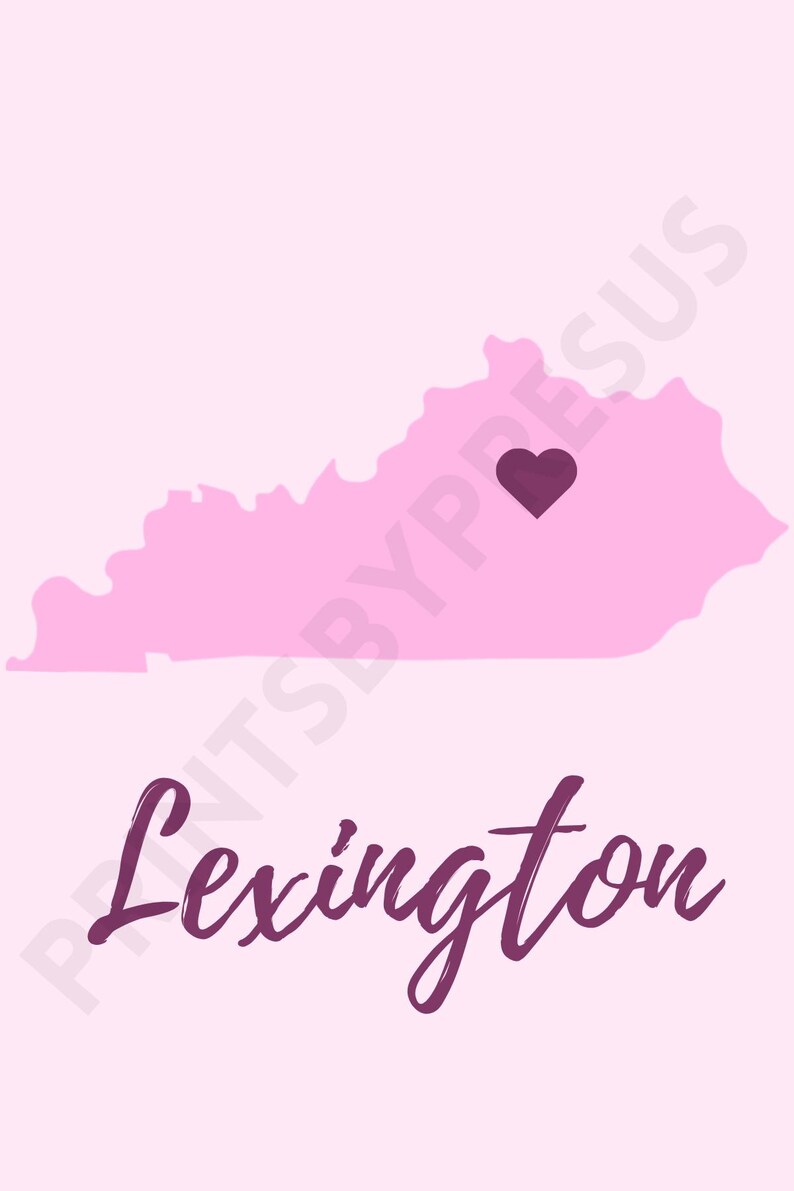 University of Kentucky Digital Wall Art, Set of 3, Trendy College Wall ...