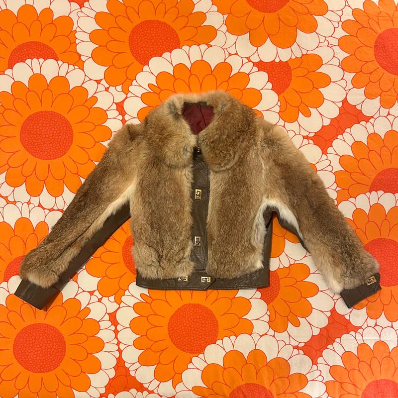 Vintage Fur Jacket - Etsy