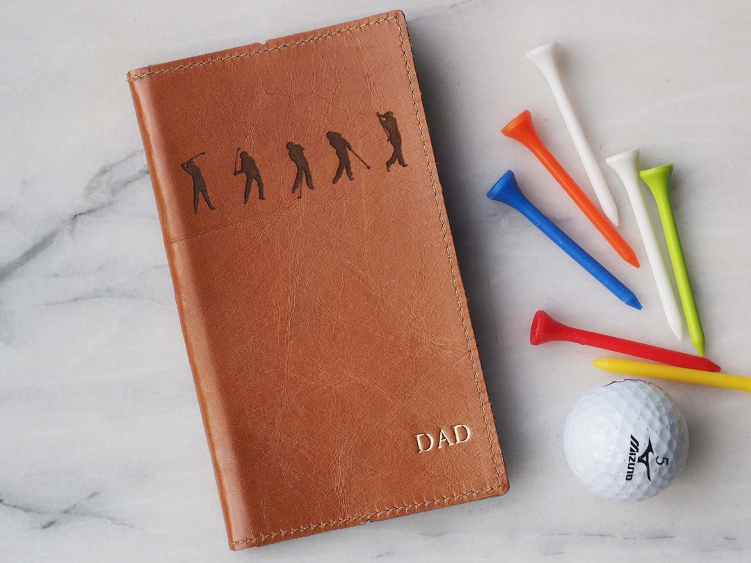 Personalized Leather Golf Scorecard Holder: Golfing Mothers Day Gift - Etsy