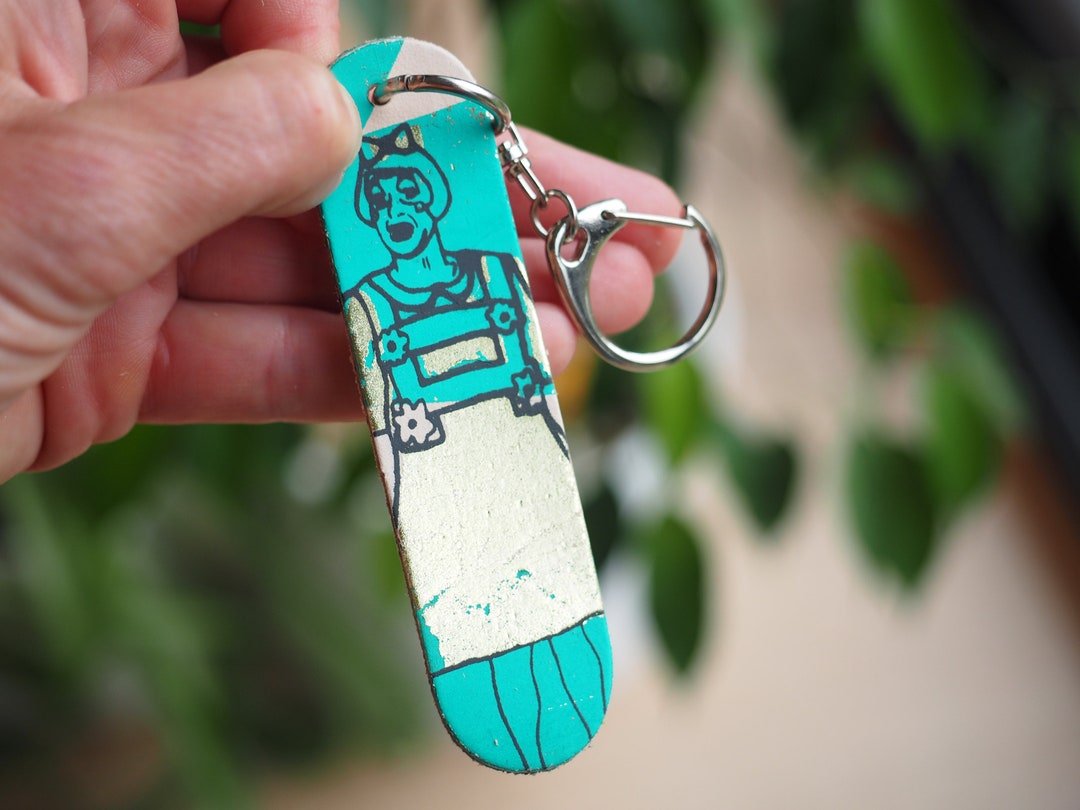 Grayson Perry Inspired Leather Bag Charm, Contemporary Artist Grayson ...