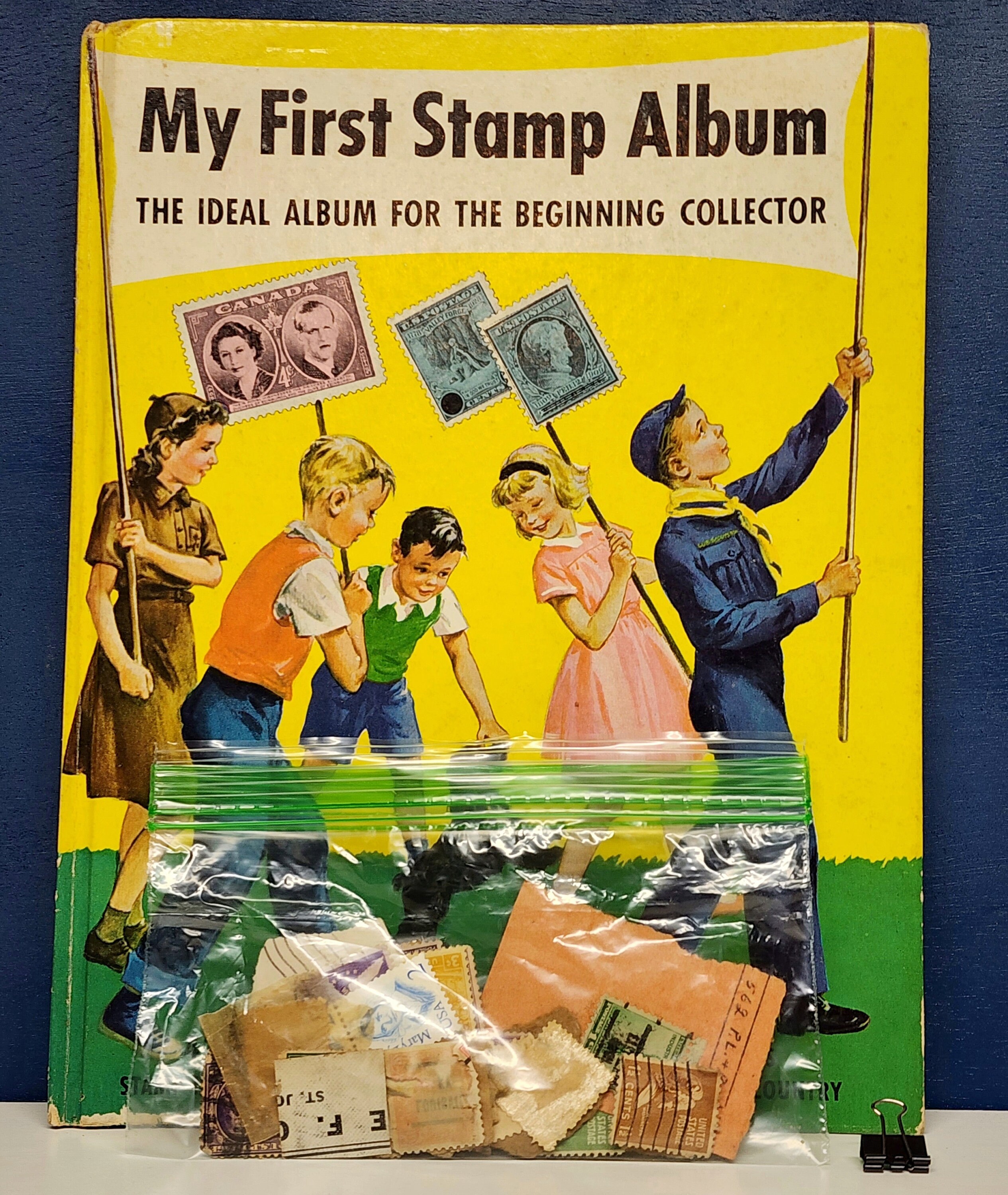 Vintage My First Stamp Album - Etsy