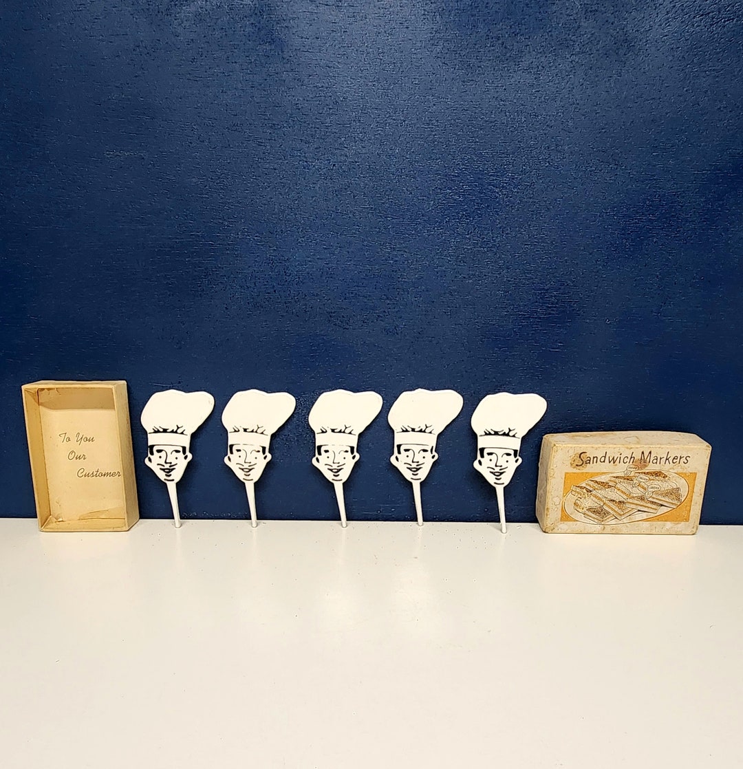 Chef Sandwich Markers John E. Jones Co. - Etsy