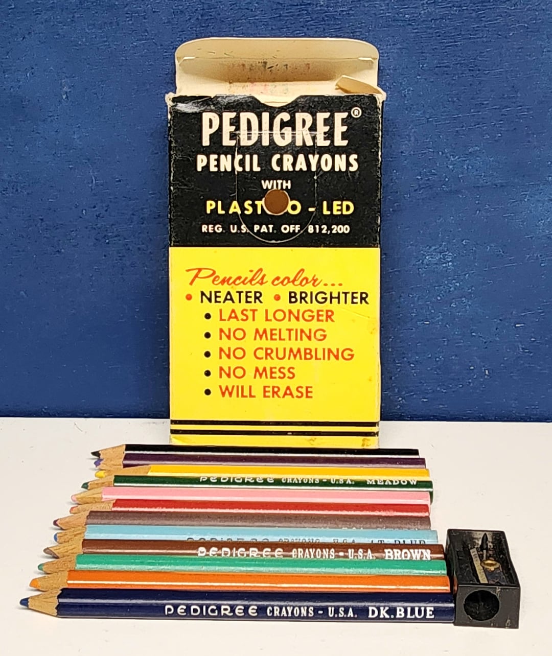 Pedigree Pencil Crayons by Empire - Etsy