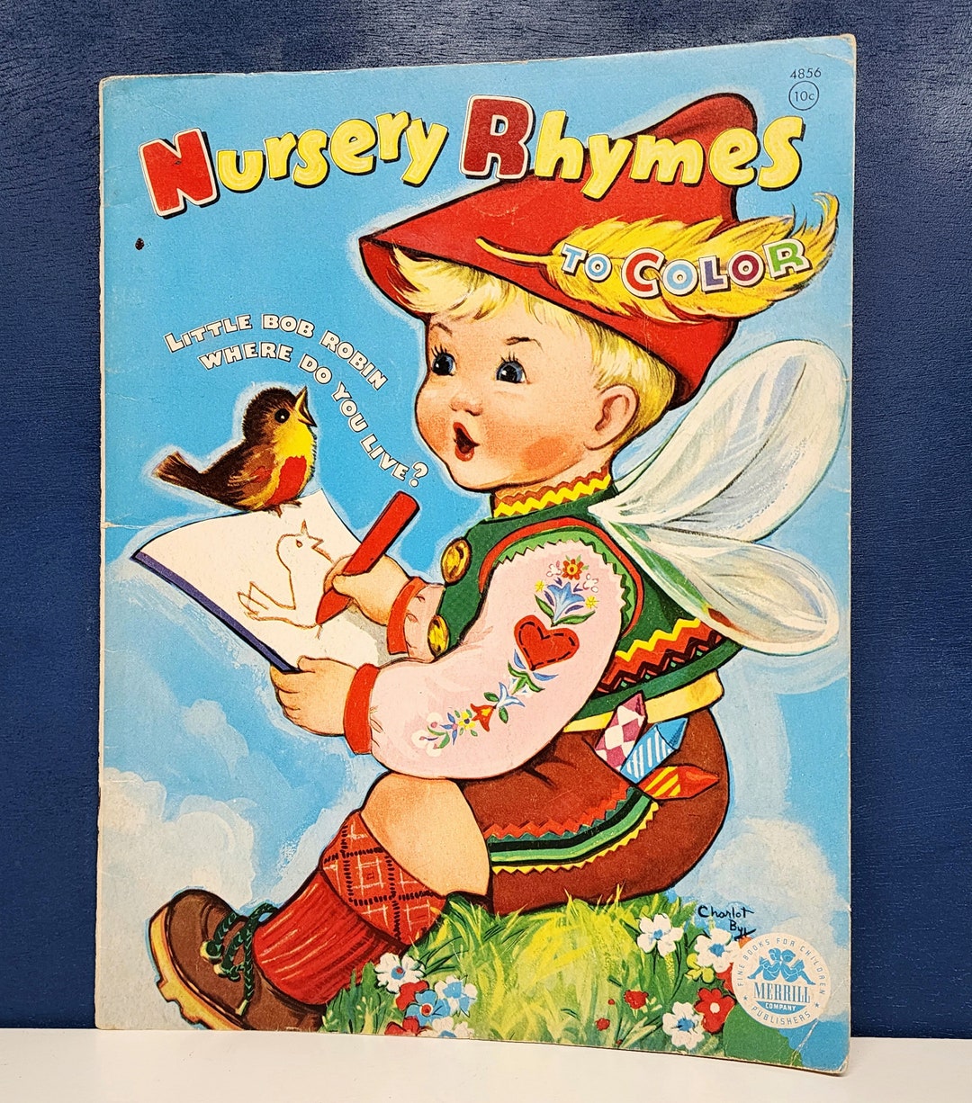 Vintage Nursery Rhymes Coloring Book - Etsy