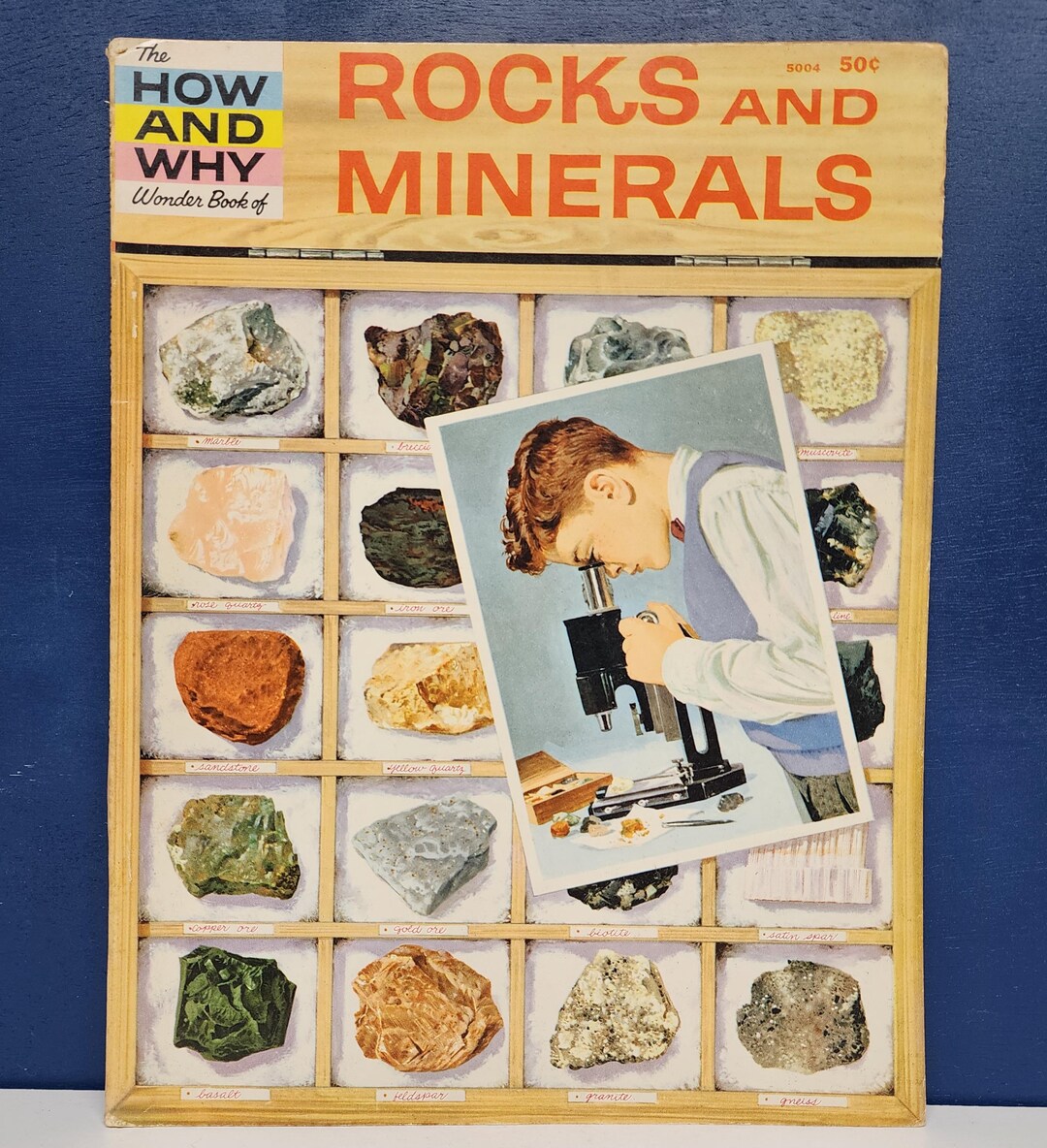 The How and Why Wonder Book of Rocks and Minerals 1960 - Etsy