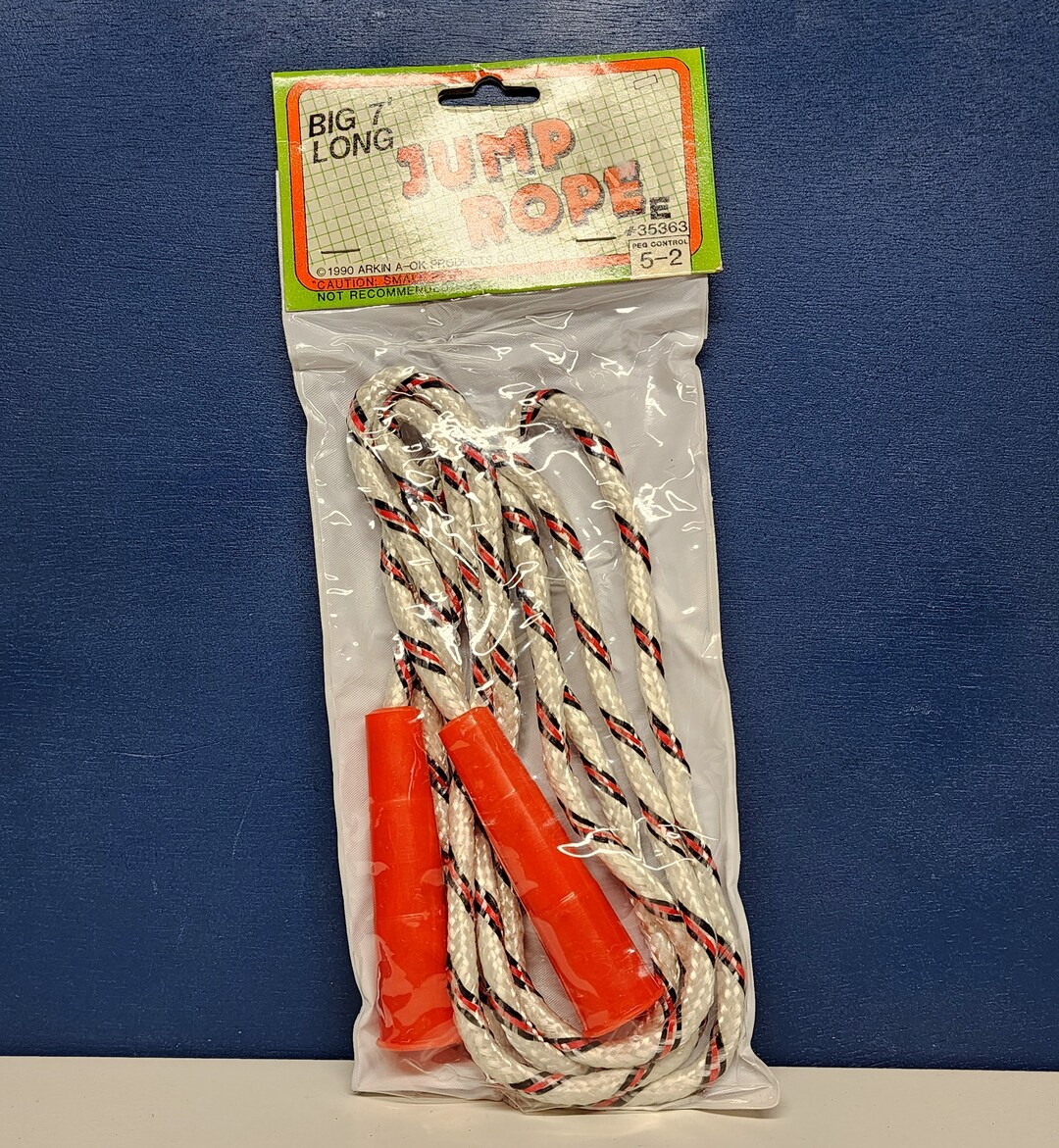 New Old Stock Big Long 7' Jump Rope Arkin A-OK Products Taiwan 1990 - Etsy
