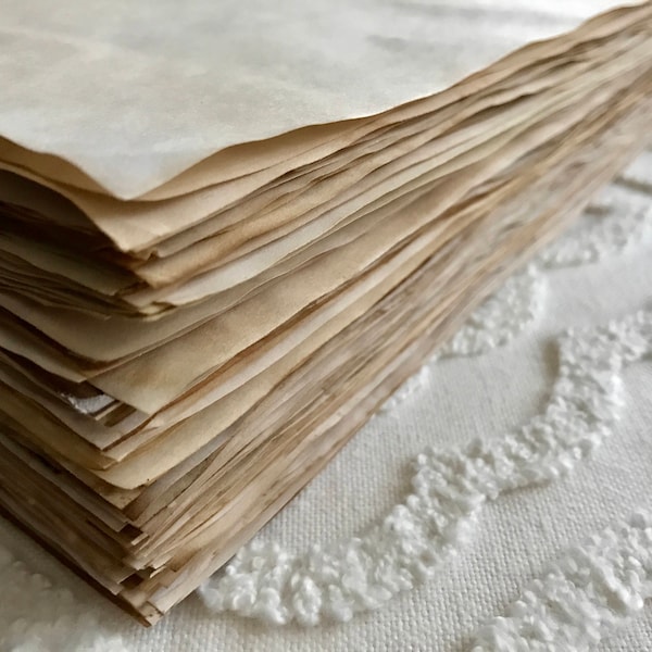 Tea Stained Paper - Etsy