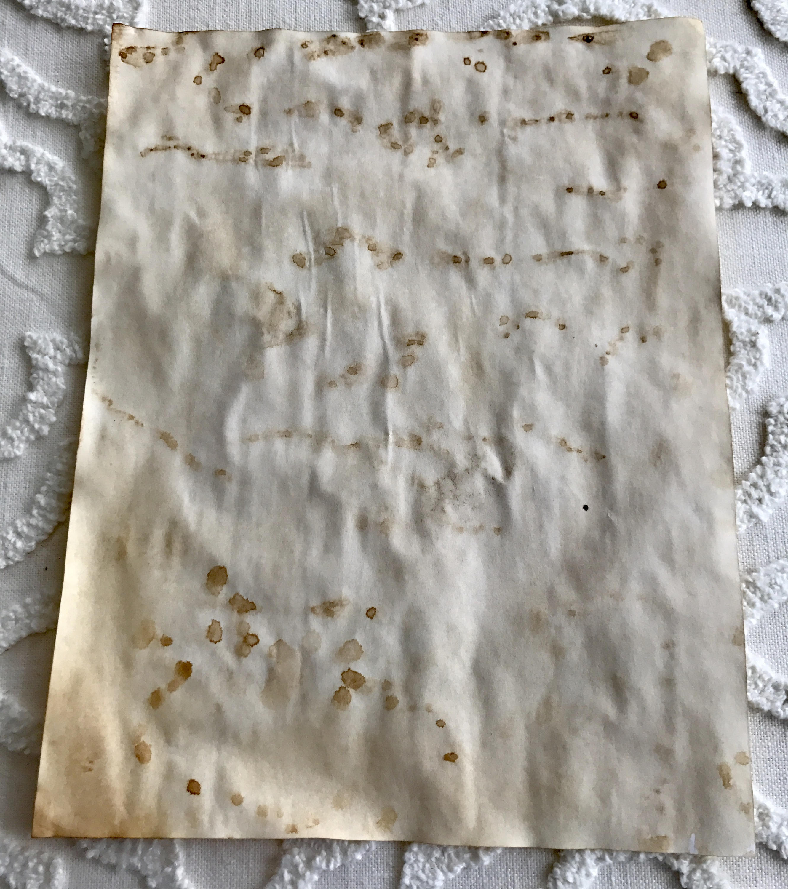 Grungy Coffee Dyed Tea Dyed Paper Coffee Stain Tea Stain Paper | Etsy