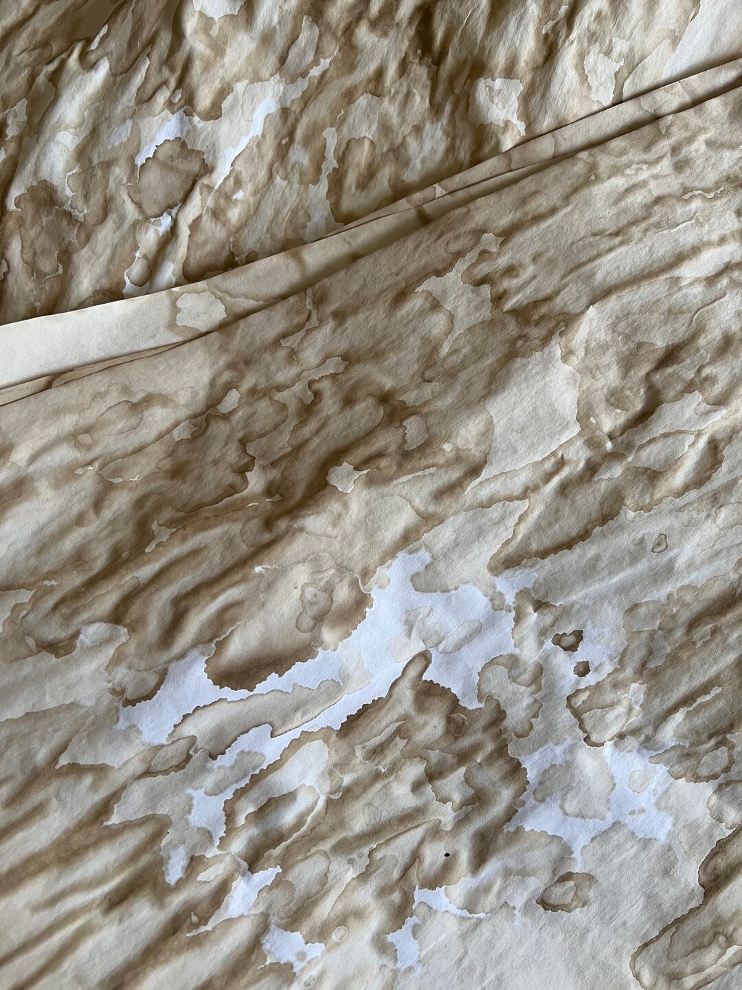 Lap Book Journal Size Grunge Coffee Dyed Tea Dyed Paper Coffee Stain ...