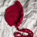 Handmade Crochet Frilly Bonnet - Etsy