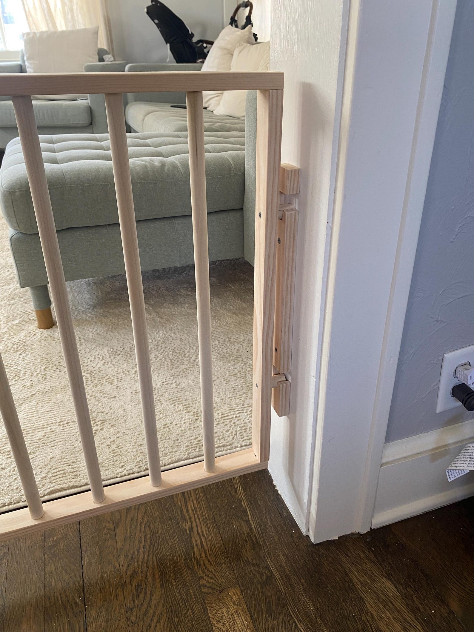 Customizable Wooden Baby/pet Gate - Etsy