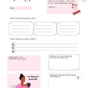 Building Strength and Gratitude Journal, Printable, Self-care, Wellness ...