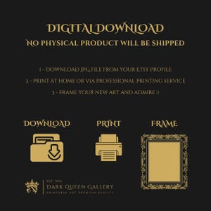 Herald of Halloween Wall Art - Dark Gothic Horse Rider Print | Full ...