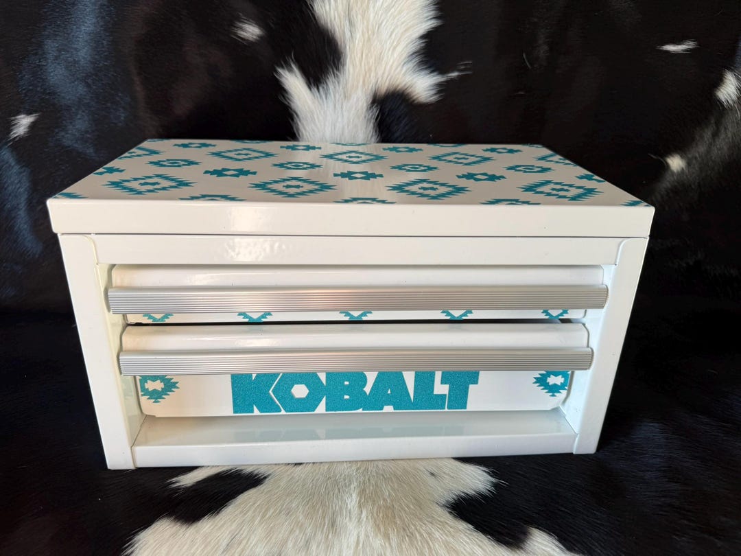 Western Mini Kobalt Tool Box - Customized With Permanent Glitter ...
