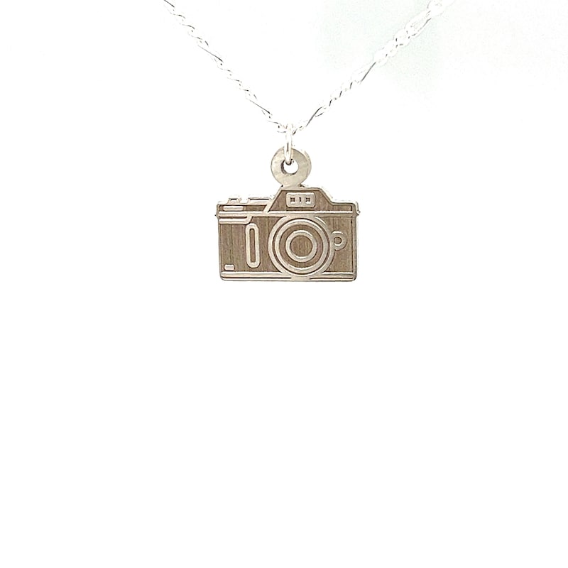 Sterling Silver Camera Charm - Etsy
