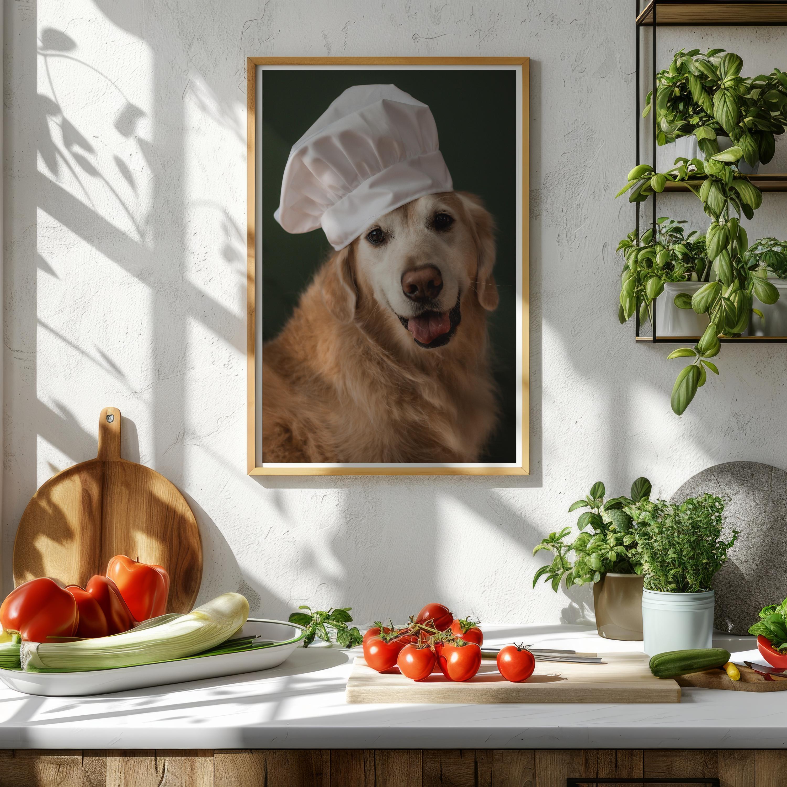 Golden Retriever Kitchen Wall Art - Digital Download - Etsy