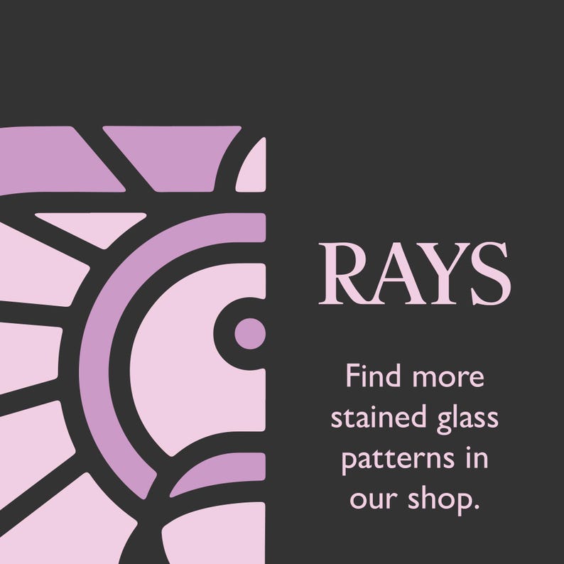 Geometric Triangle Stained Glass Pattern Digital Download - Etsy