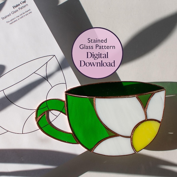 Stained Glass Small Cup - Etsy