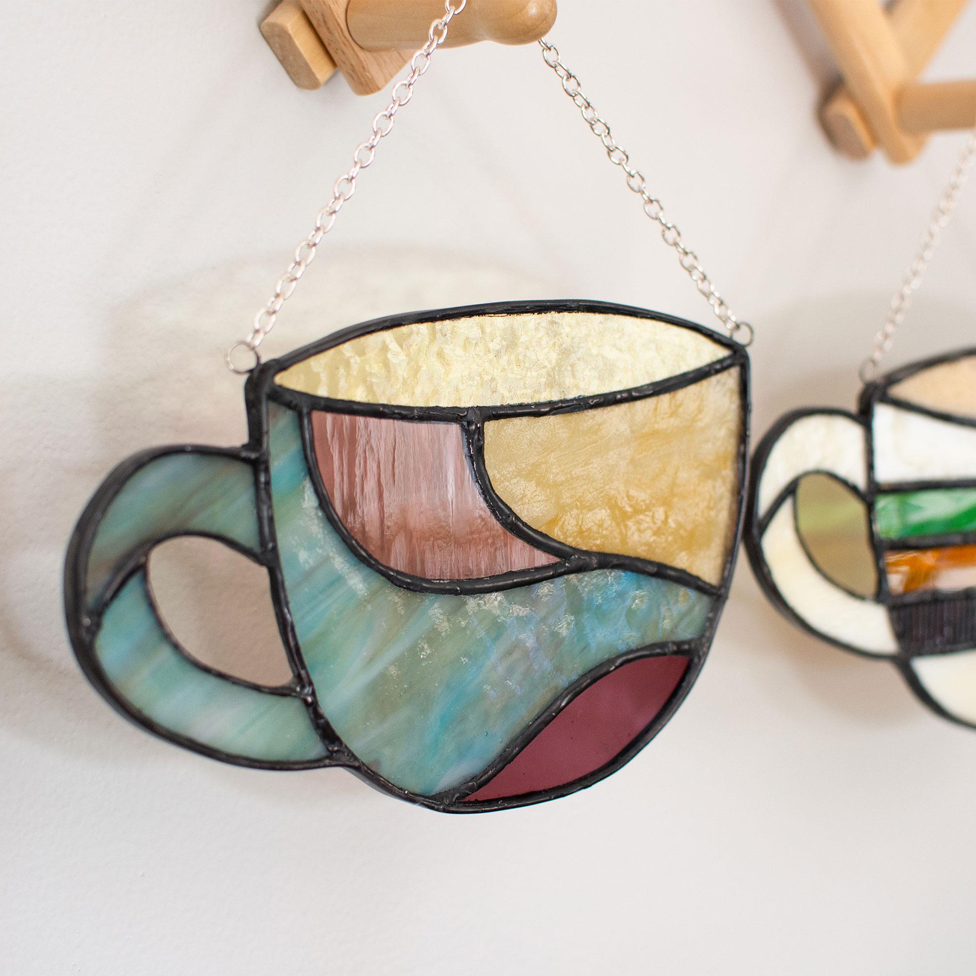 BUNDLE 4 Cup Stained Glass Patterns Digital Download - Etsy