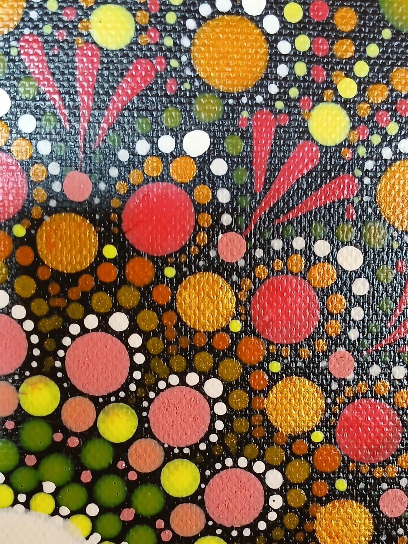 Sunrise, Acrylic Art, Mandala Dot Art, Wall Art, Wall Decor, Livingroom ...
