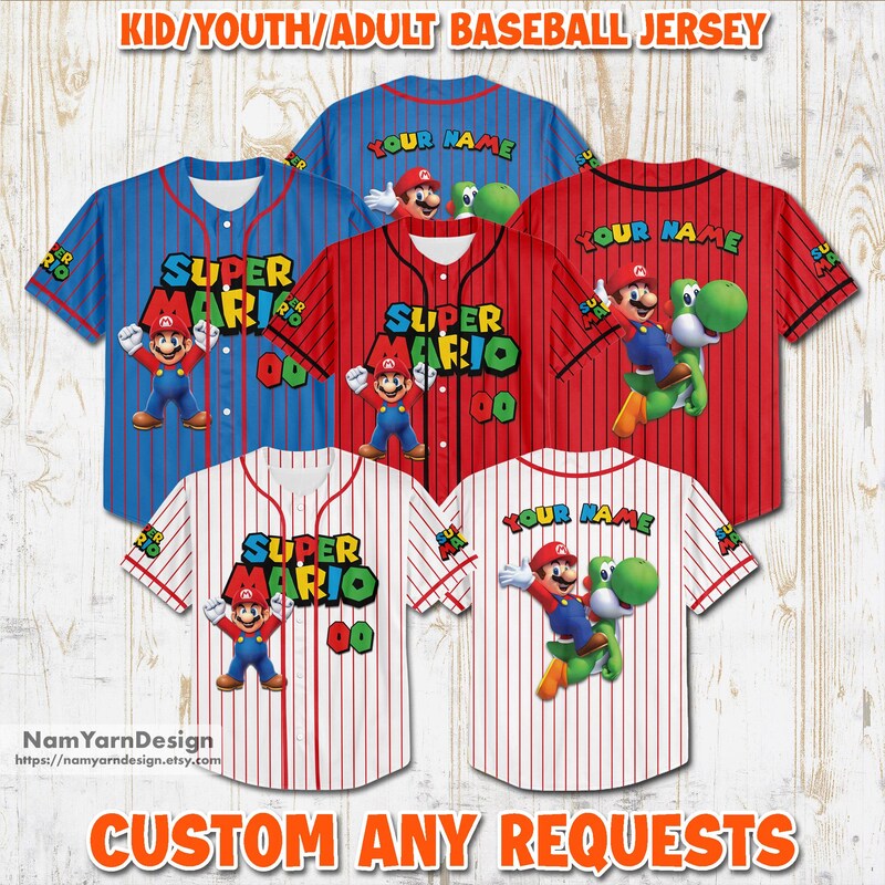 Mario Overalls - Etsy