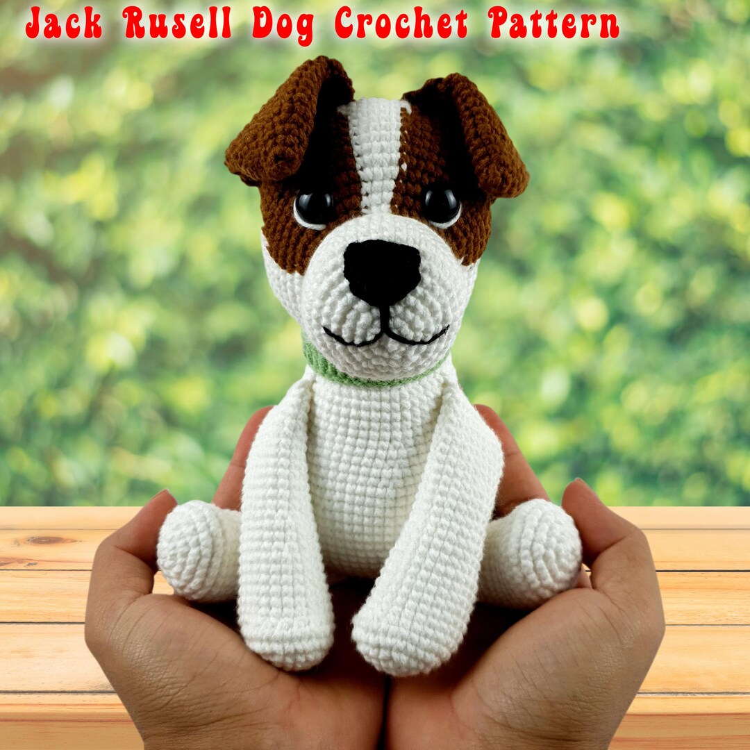 Jack Russell Crochet Pattern Jeremy the Jack Russell Pattern PDF in US ...