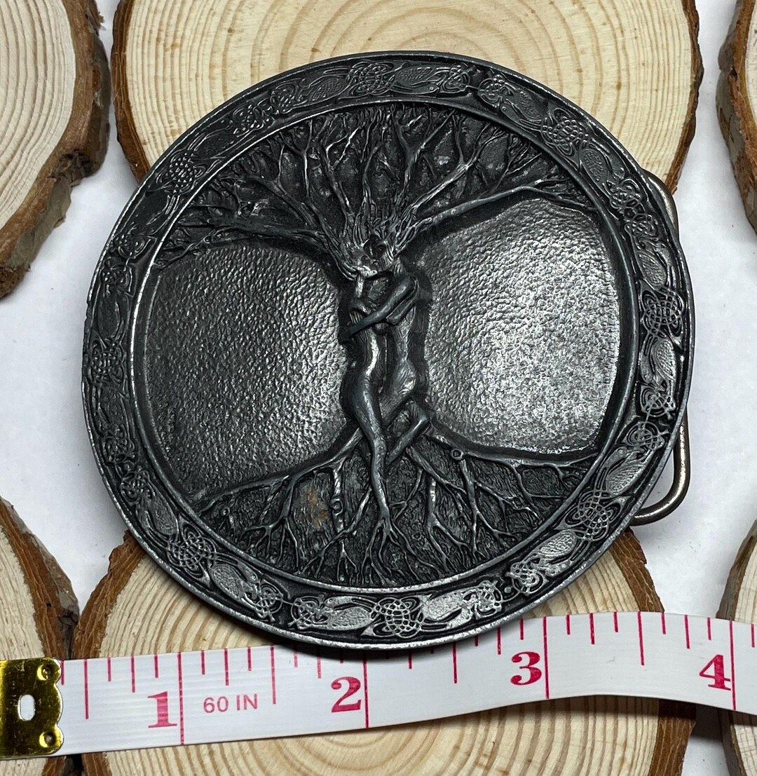 ALMOST VINTAGE Tree of Life Belt Buckle - Etsy